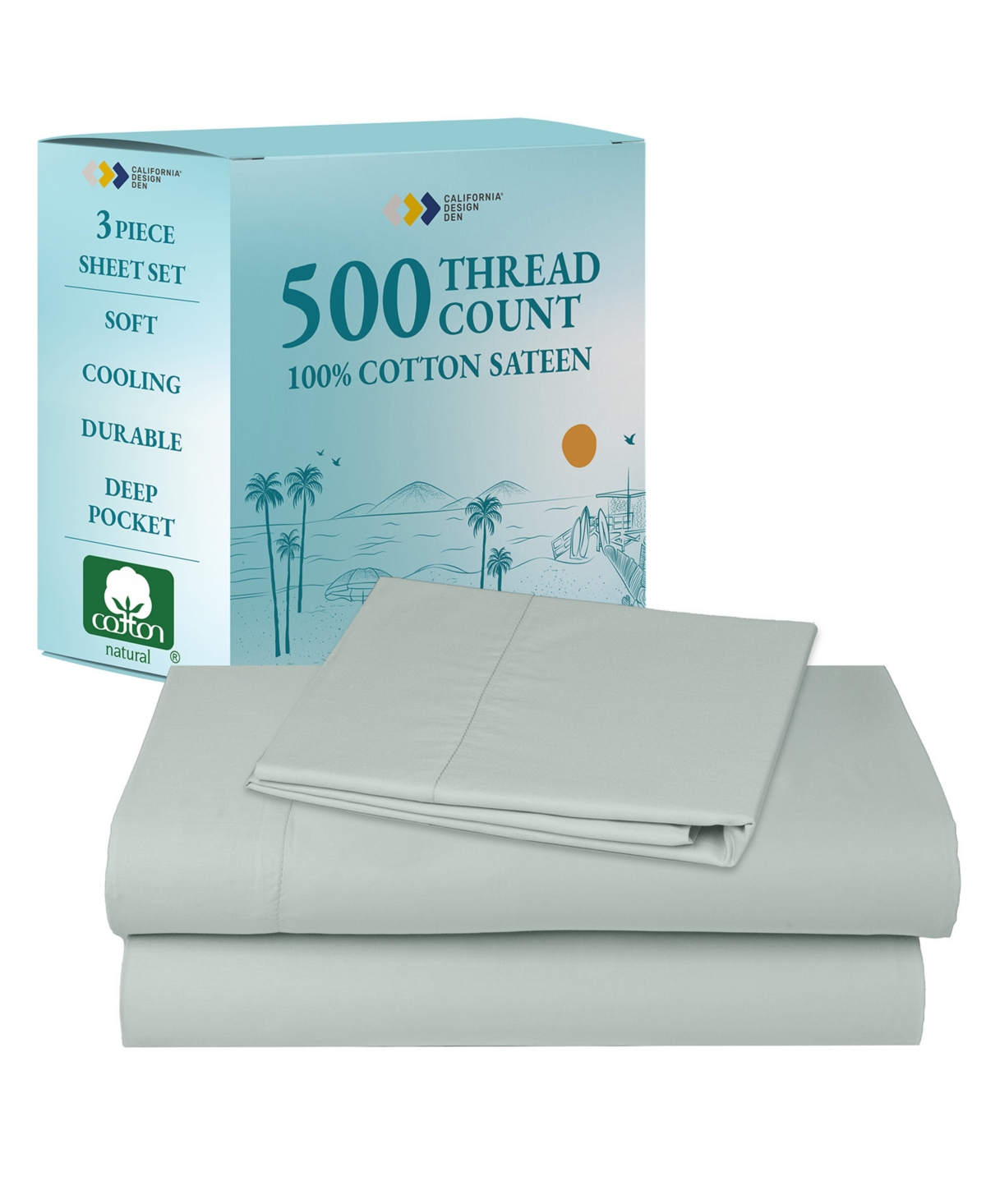 Click here for 100 Extra Long Staple  500 Thread Count Sateen Wea... prices