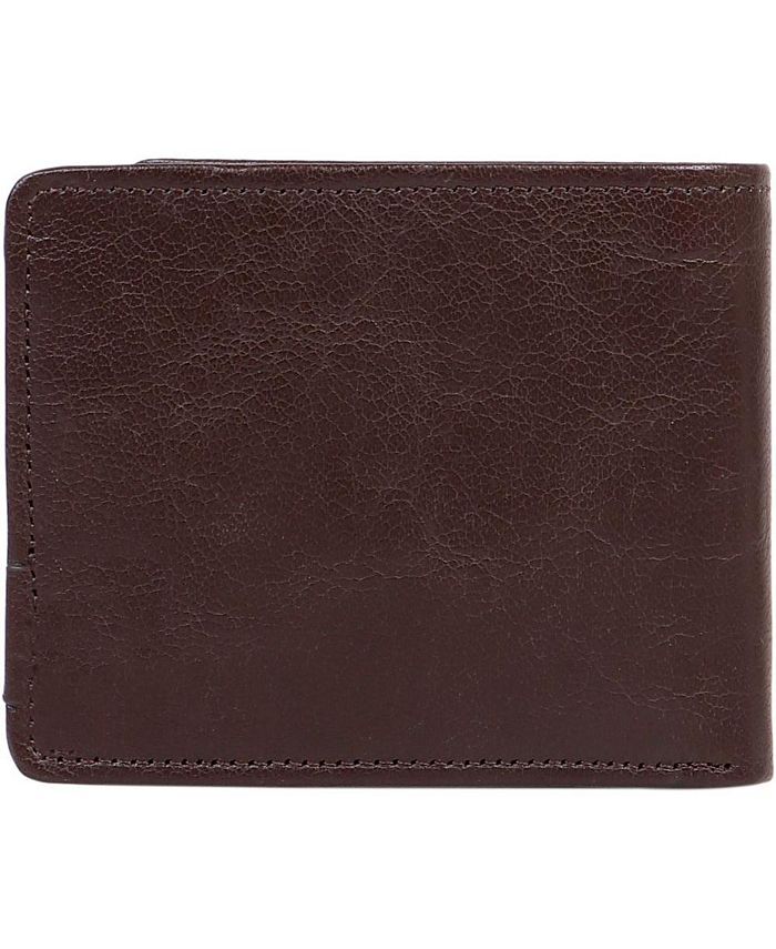 Hidesign Vespucci Genuine Leather Men's Multi-Compartment Trifold ...
