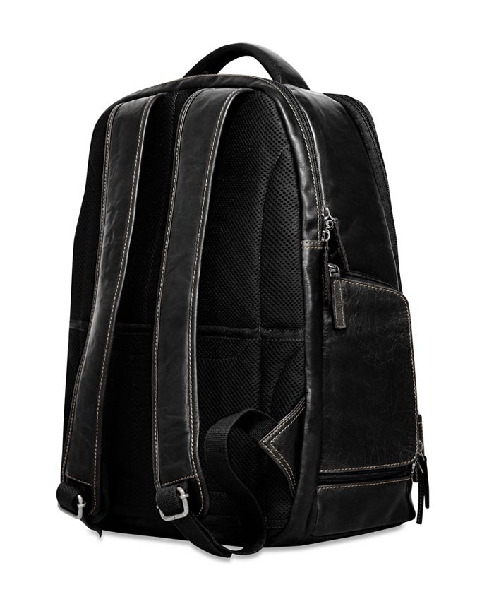 Jack Georges Voyager Leather Tech Backpack - Macy's