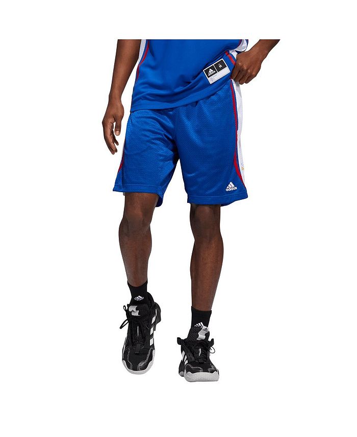 adidas Men's Royal Kansas Jayhawks Swingman AEROREADY Basketball Shorts ...