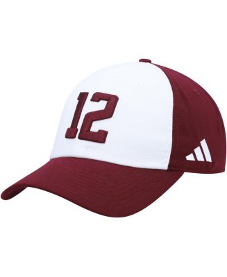 Men's adidas White Texas A&M Aggies 12th Man Two-Tone Slouch Adjustable ...