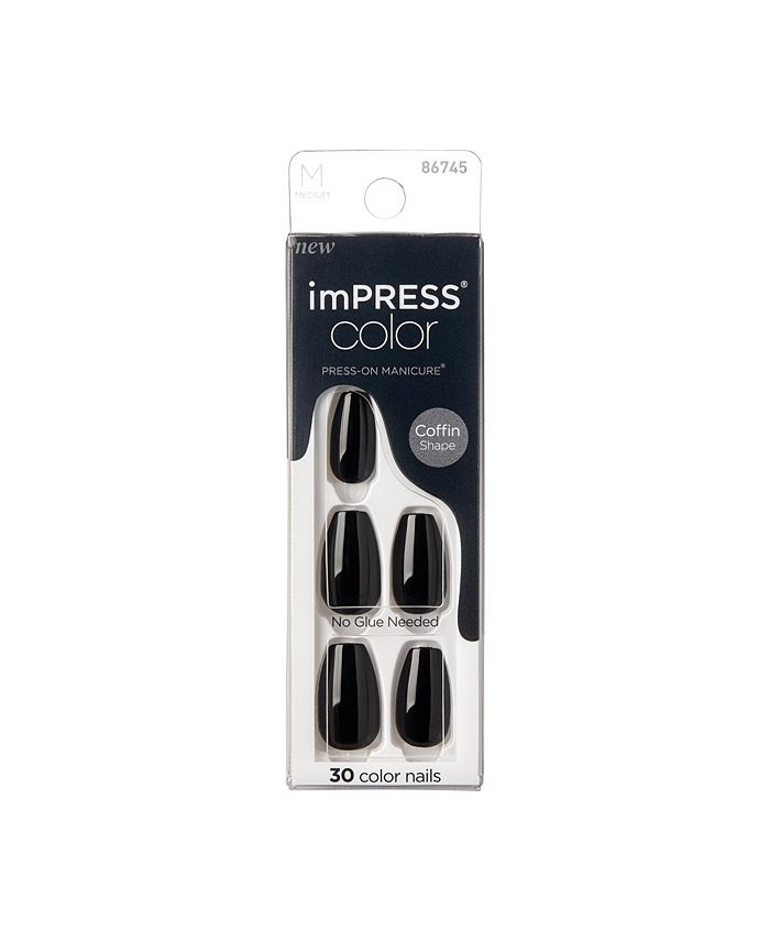 imPRESS Color Medium Coffin Press-On Nails Kits - Macy's