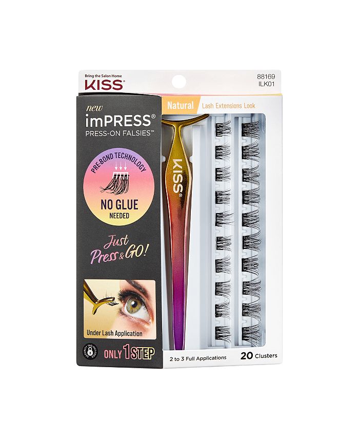 imPRESS Press-On Falsies Eyelash 20 Clusters Kit - Macy's