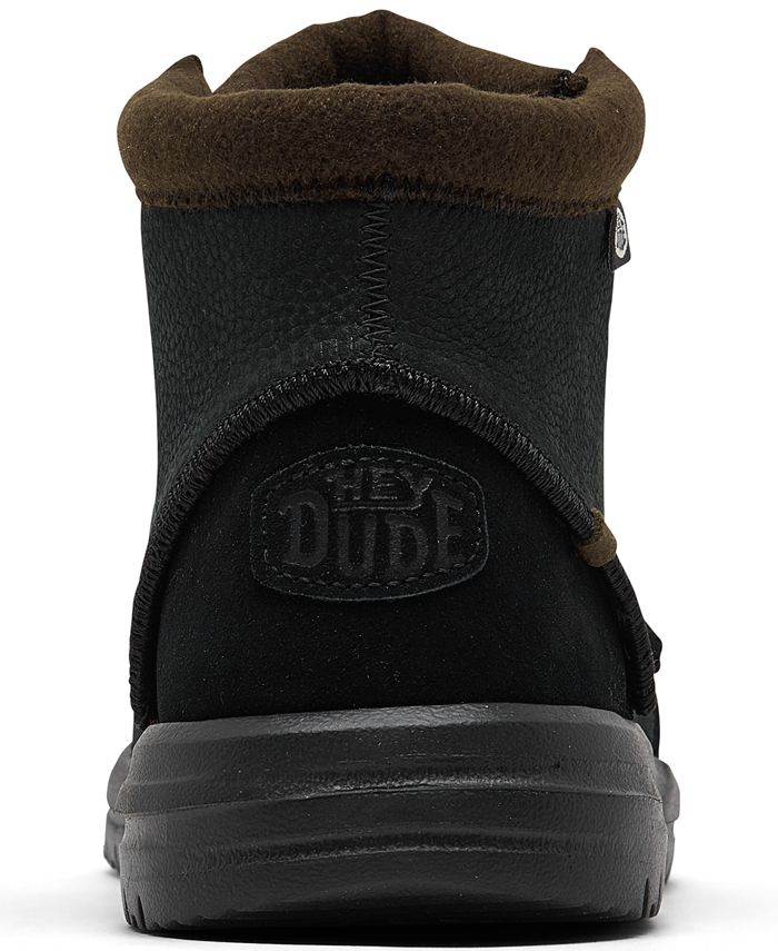 Hey Dude Men's Bradley Leather Casual Boots from Finish Line - Macy's