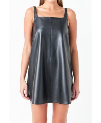 Women's Square Neck A-Line Mini Dress - Macy's