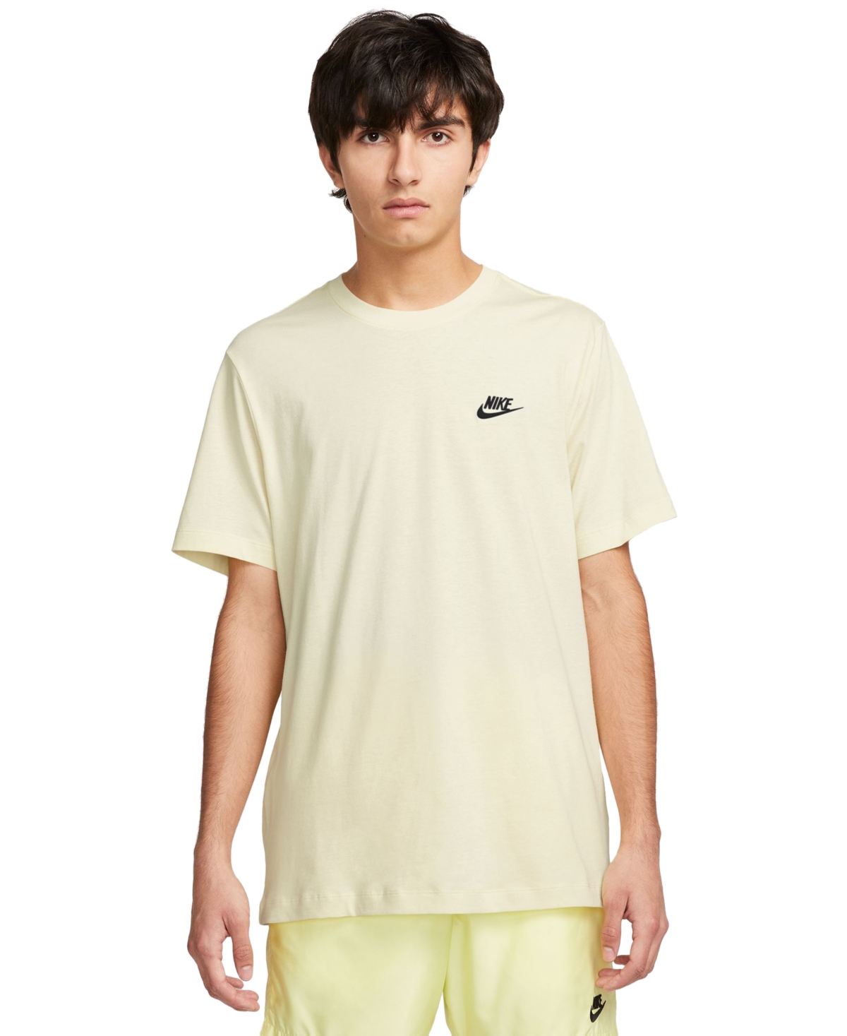 Click here for Nike Mens Sportswear Club T-Shirt - Sail/Black prices