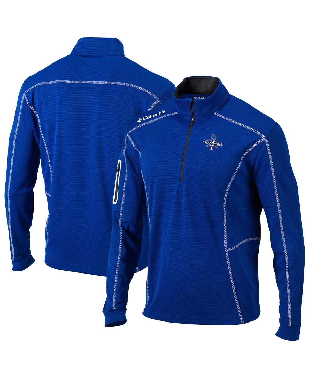 Click here for Mens Columbia Royal Texas Rangers 2023 World Serie... prices