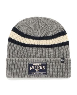 Men's '47 Brand Graphite Houston Astros Penobscot Cuffed Knit Hat - Macy's