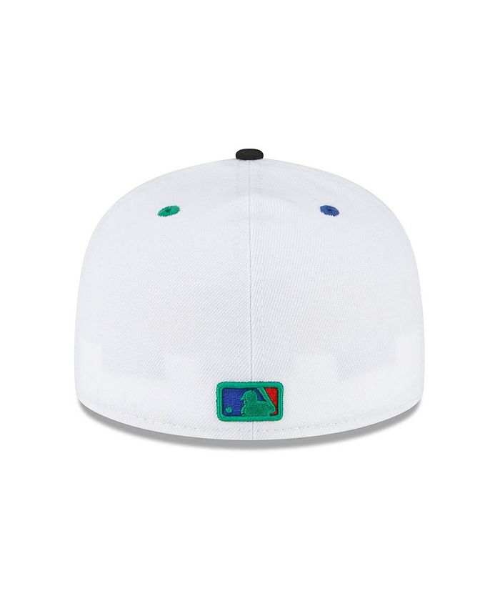New Era Men's White, Black Oakland Athletics 1973 World Series Primary ...
