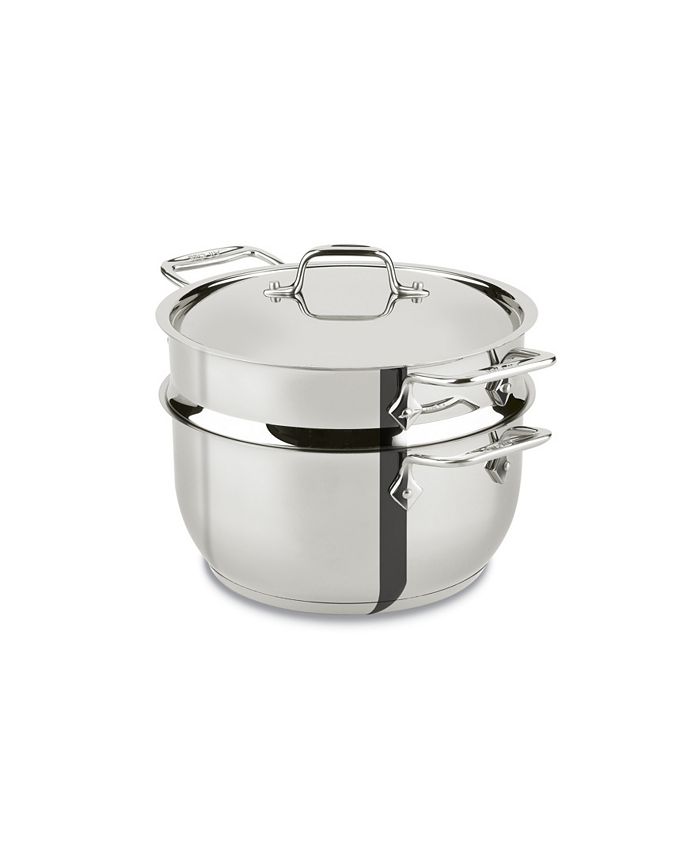 All-Clad Stainless Steel 5 Qt. Covered Multi Pot with Steamer Insert ...