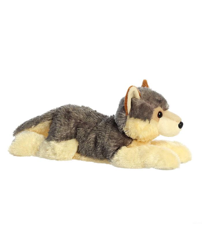 Aurora Large Wily Wolf Grand Flopsie Adorable Plush Toy Gray 16.5" - Macy's