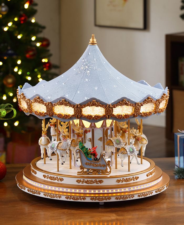 Mr. Christmas 90th Anniversary Collection Animated Musical Crystal ...