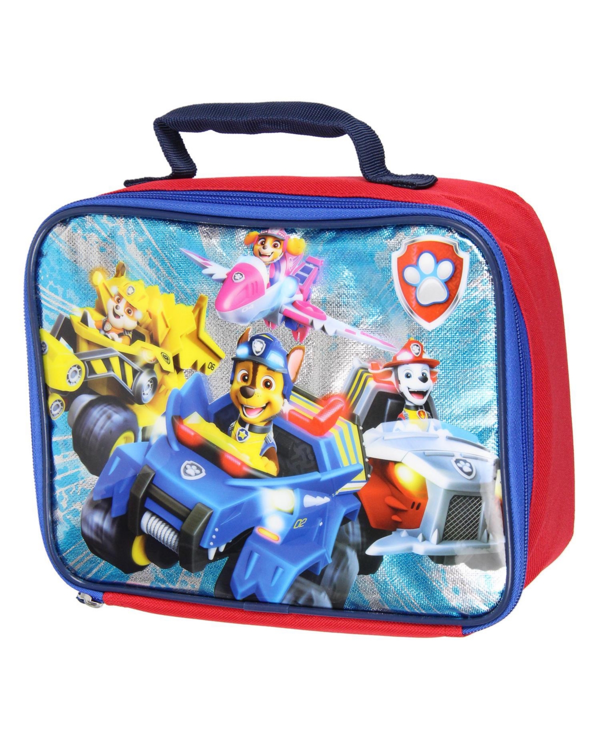 Paw Patrol Lunch Box Characters And Vehicles Lunch Bag Tote In Blue ...