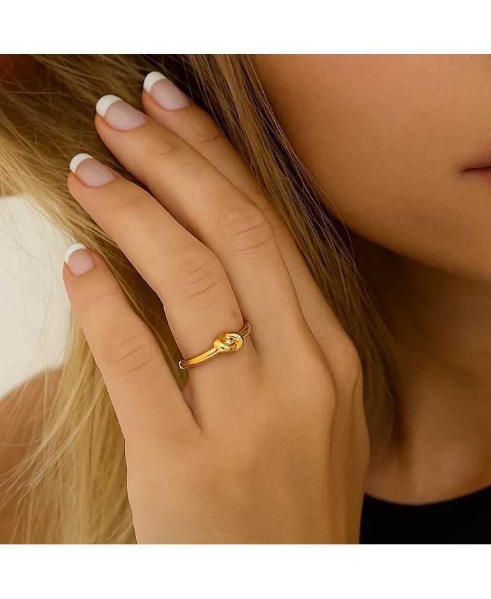 Hollywood Sensation Love Knot Ring Commitment Ring for Women - Macy's