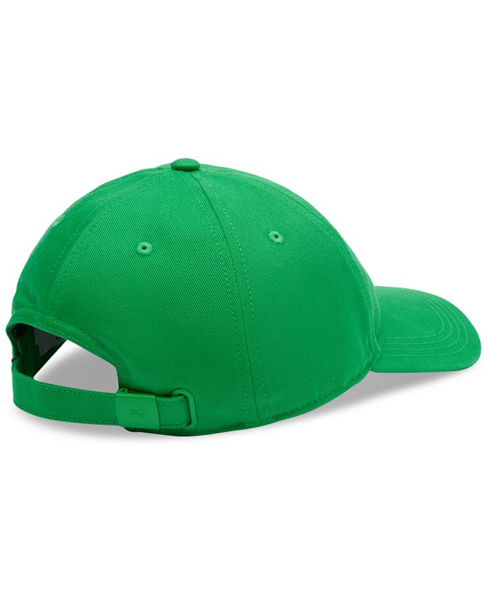 Lacoste Men's Adjustable Croc Logo Cotton Twill Baseball Cap - Macy's