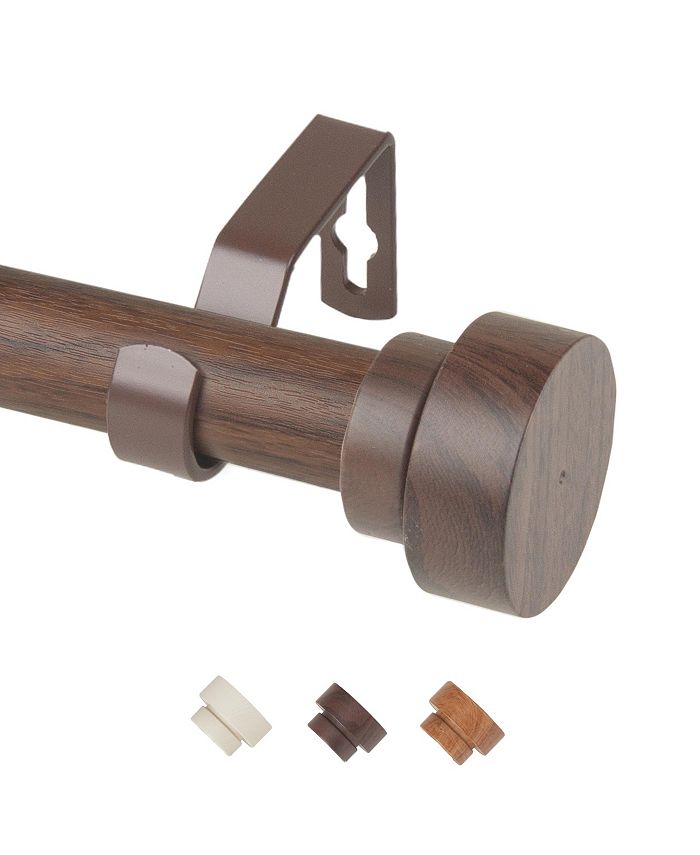 Rod Desyne Bonnet 1" Faux Wood Curtain Rod 66-120" - Macy's
