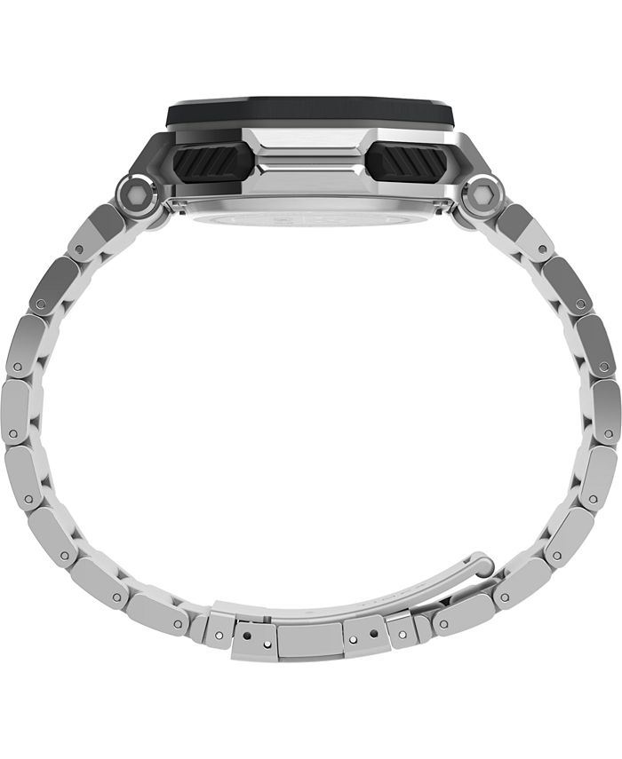 Timex UFC Men's Colossus Analog-Digital Silver-Tone Stainless Steel ...