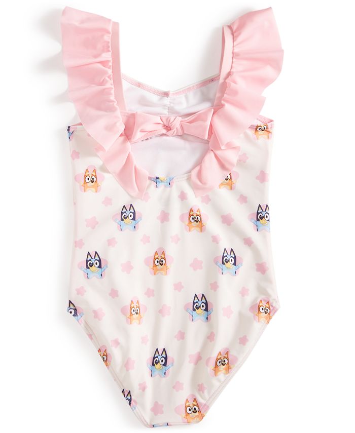 Bluey Little Girls Printed One-Piece Swimsuit - Macy's