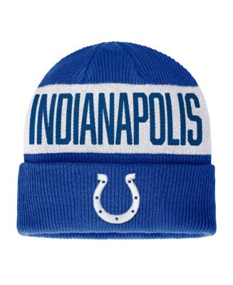 Men's Fanatics Royal Indianapolis Colts Fundamentals Cuffed Knit Hat ...