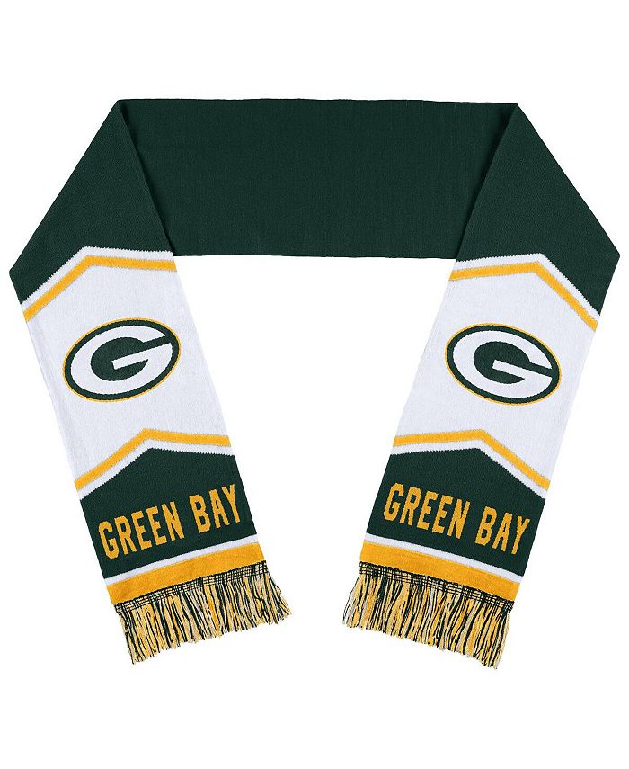 WEAR by Erin Andrews Women's Green Bay Packers Jacquard Stripe Scarf ...