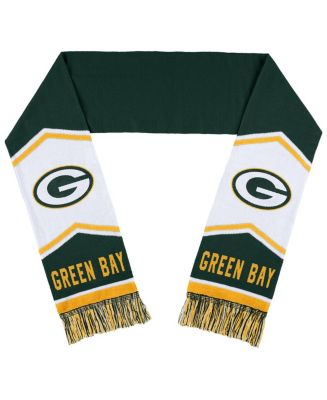 Women's WEAR by Erin Andrews Green Bay Packers Jacquard Stripe Scarf ...