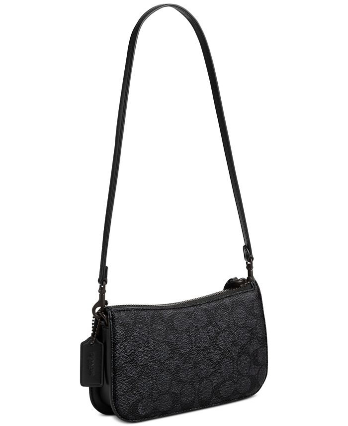COACH Coated Canvas Signature Penn Shoulder Bag - Macy's