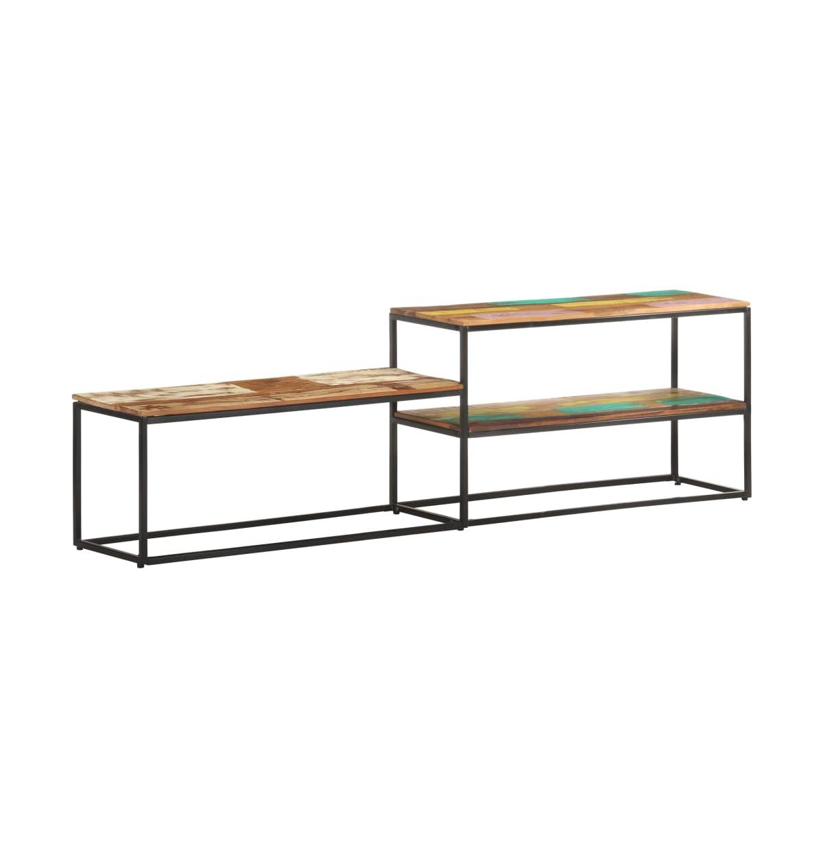 Click here for Tv Stand 70.9x11.8x19.7 Solid Wood Reclaimed - Bro... prices