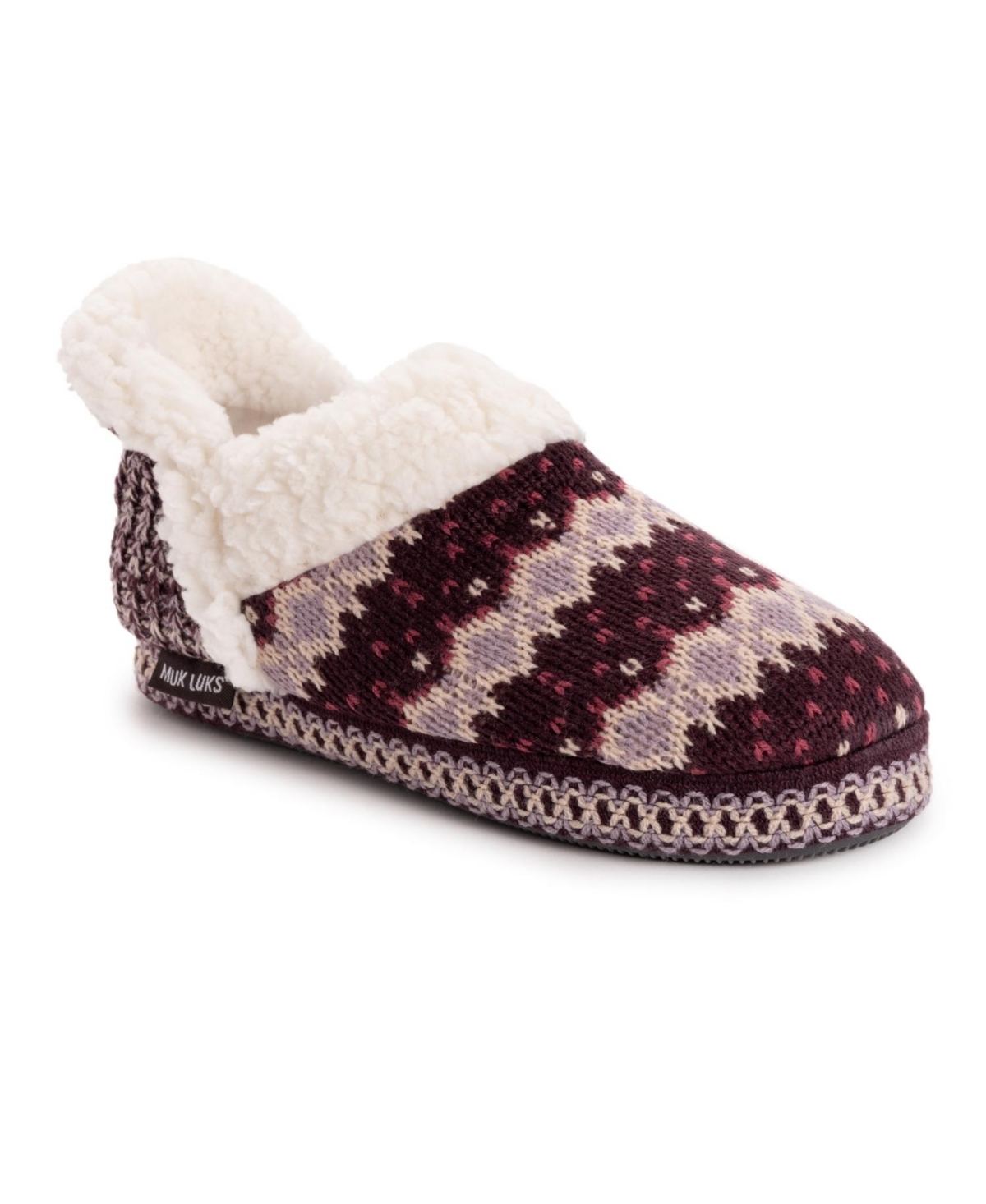 Click here for Muk Luks Womens Magdalena Slipper - Purple prices