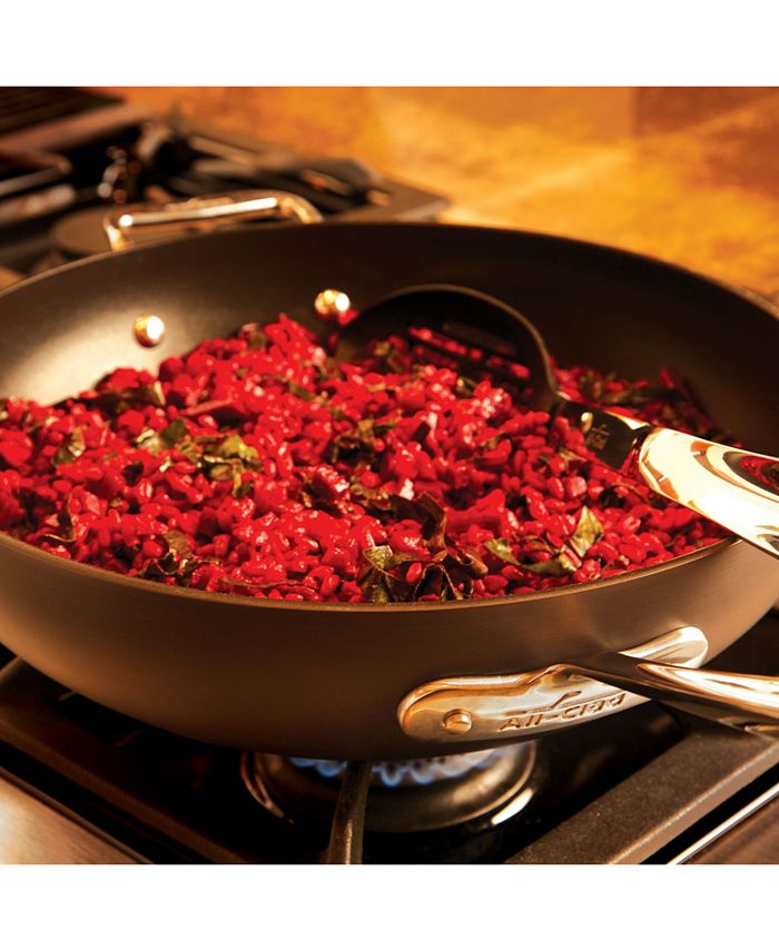 All-Clad Hard Anodized 12" Chefs Pan with Lid - Macy's