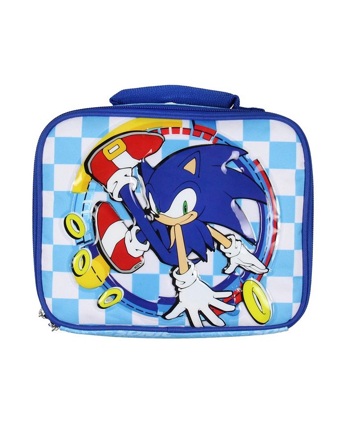 Sonic The Hedgehog Lunch Box Kickin' It Insulated Kids Lunch Bag Tote ...