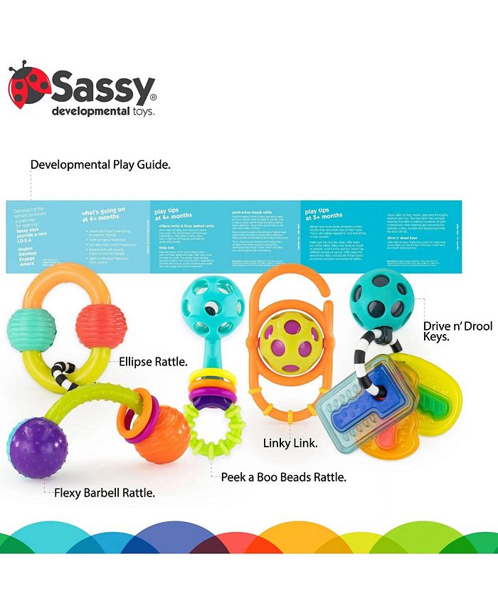 Sassy Baby Sassy Shake, Rattle & Chew Baby Box - 4+ Months - Macy's