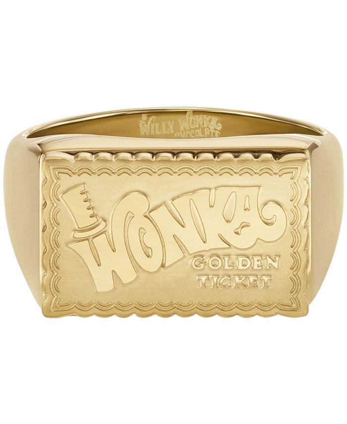 Fossil X Willy Wonka Special Edition Unisex Gold-Tone Stainless Steel ...
