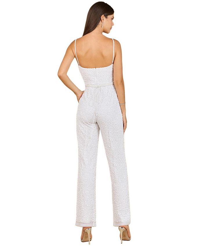 Lara Women's Beaded Bridal Jumpsuit - Macy's