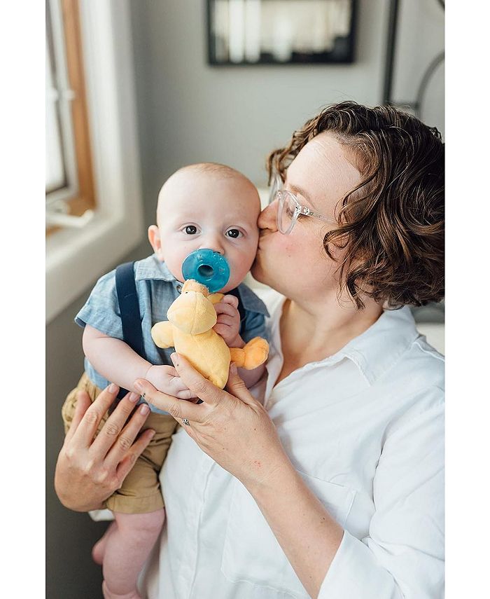 Wubbanub Infant Pacifier - Orange Duck - Macy's