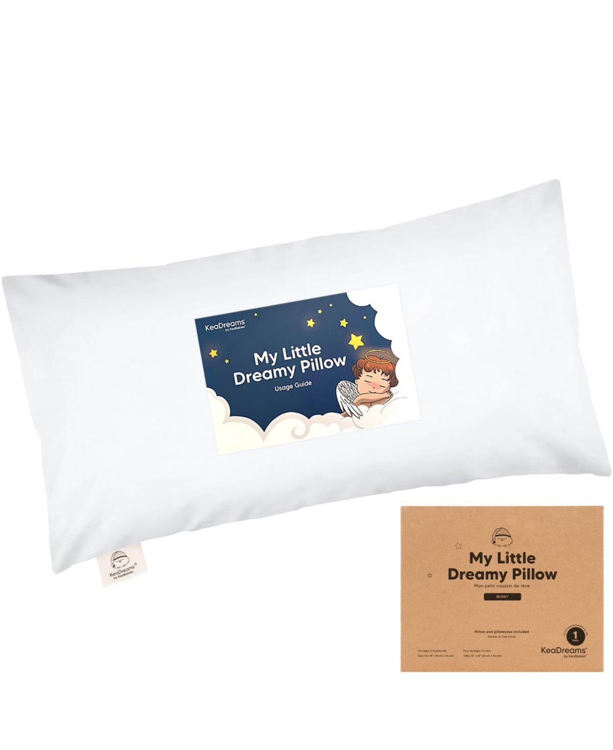 Click here for KeaBabies Toddler Buddy Pillow with Pillowcase  10... prices