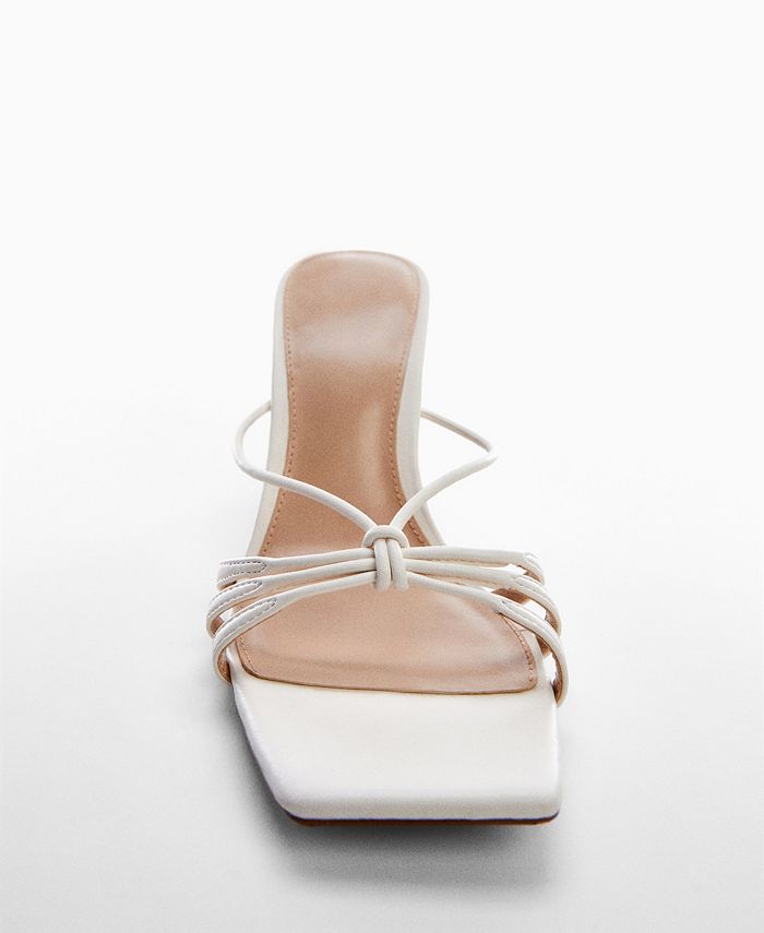 Mango Womens Wedge Strips Sandals Macys