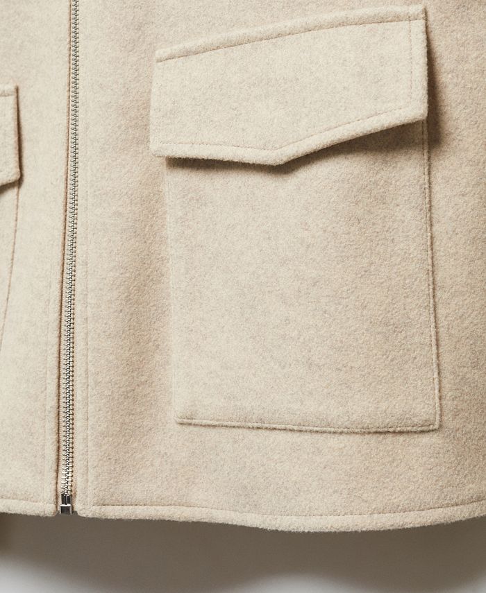 MANGO Women's Flap Pocket Jacket - Macy's