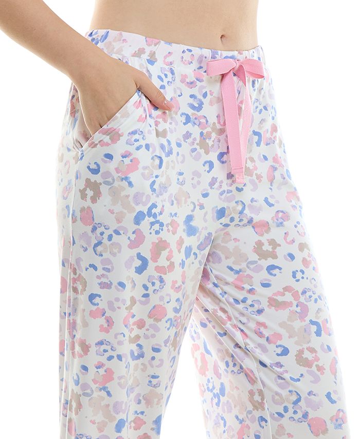 Roudelain Women's Printed Drawstring Pajama Pants - Macy's