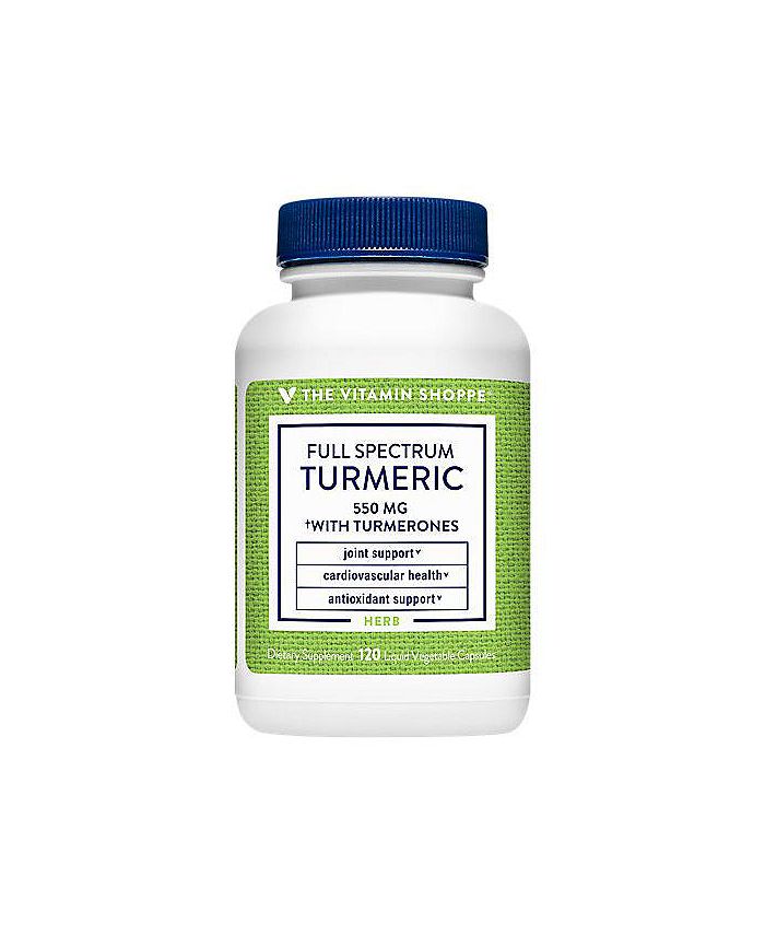 The Vitamin Shoppe Full Spectrum Turmeric with Turmerones ...