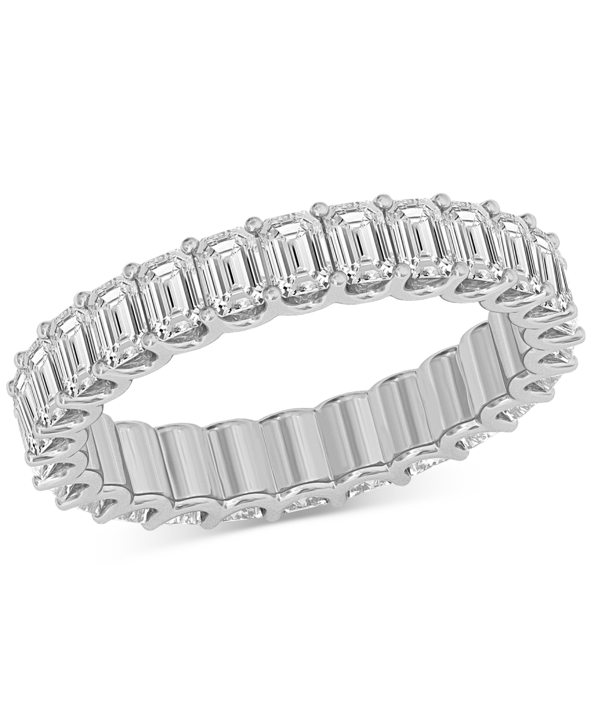 Click here for Diamond Emerald-Cut Eternity Band (3 ct. t.w.) in... prices