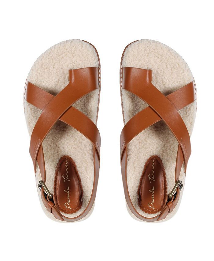 Paula Torres Shoes Women's Genova Strappy Footbed Flats - Macy's