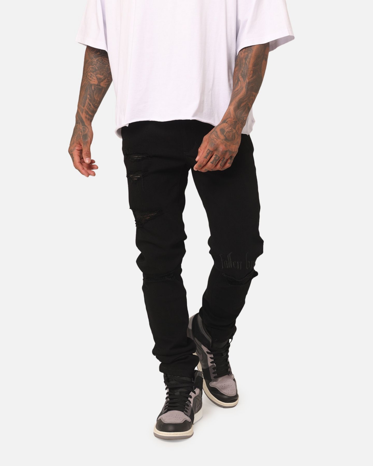 Fallen Breed Mens Fallen Jeans - White/white | Smart Closet