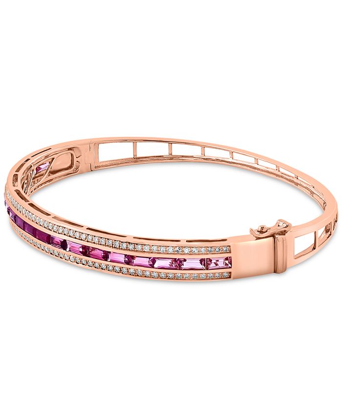 EFFY Collection EFFY® Pink Tourmaline (1-3/8 ct. t.w.), Ruby (3/8 ct. t ...