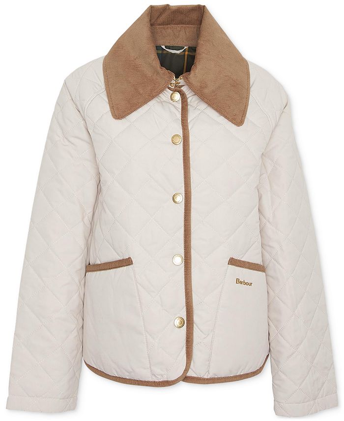Barbour Women's Gosford Quilted Corduroy-Trim Jacket - Macy's