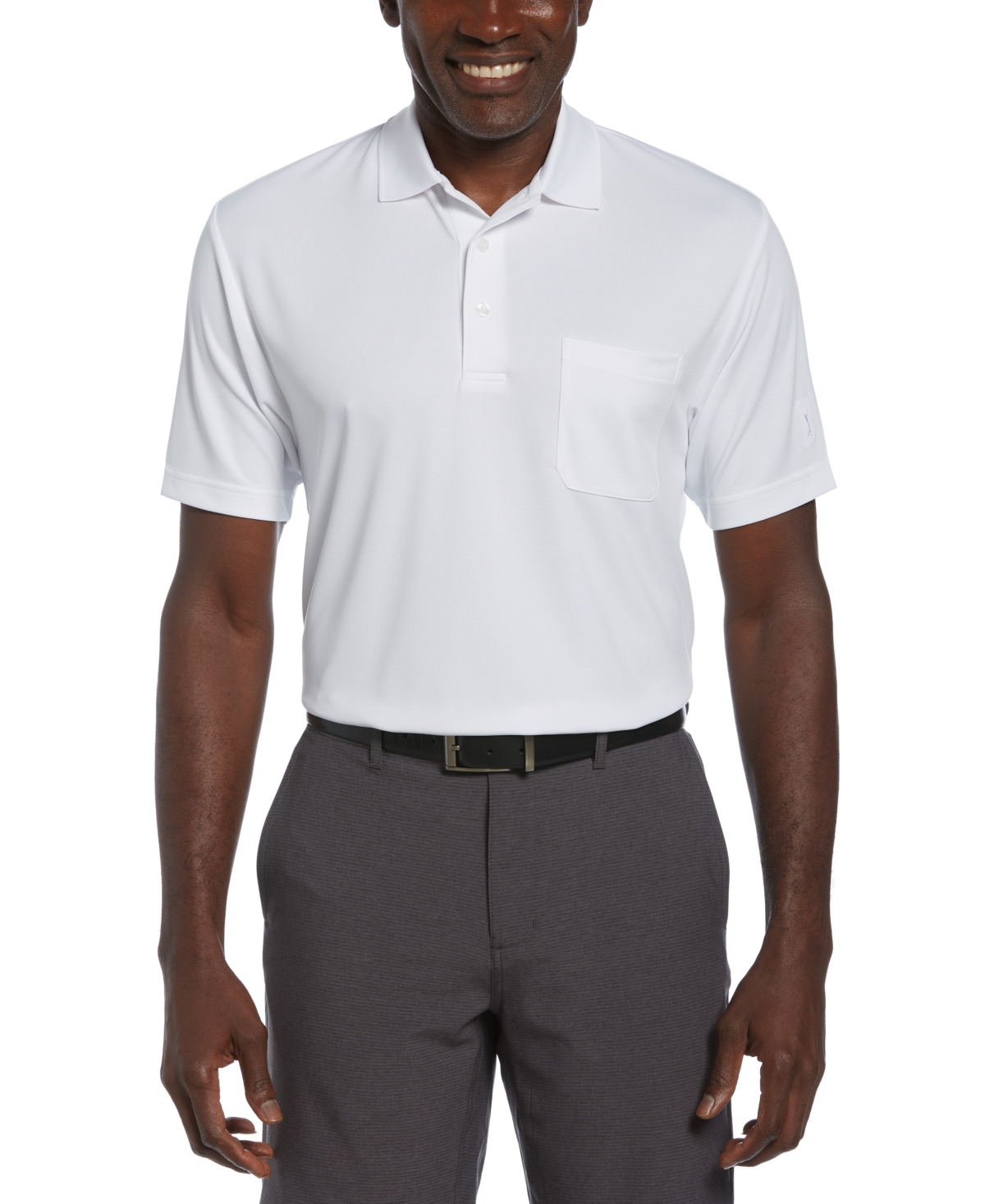 Click here for Pga Tour Mens Airflux Solid Mesh Short Sleeve Golf... prices