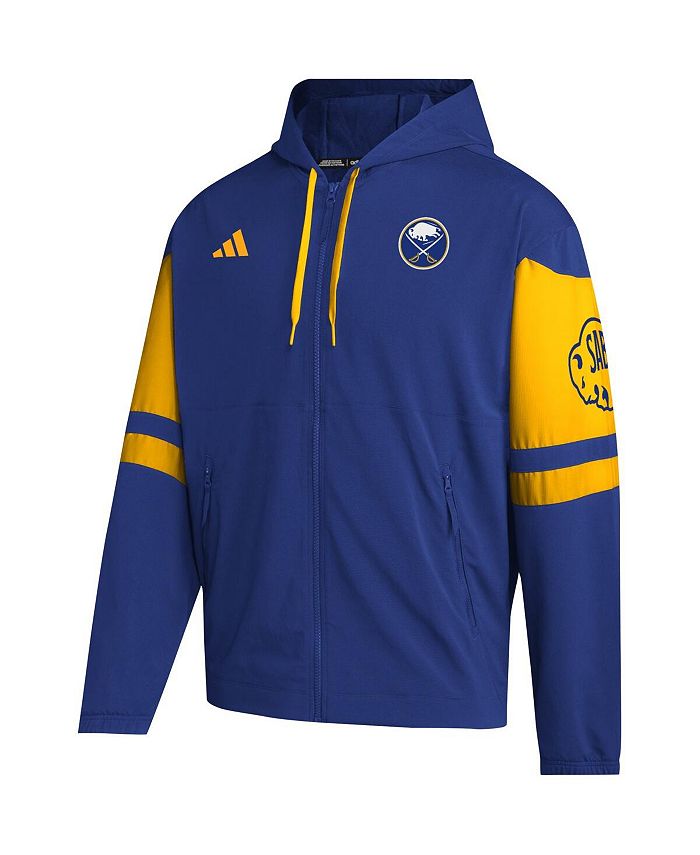 adidas Men's Royal Buffalo Sabres Full-Zip Hoodie - Macy's