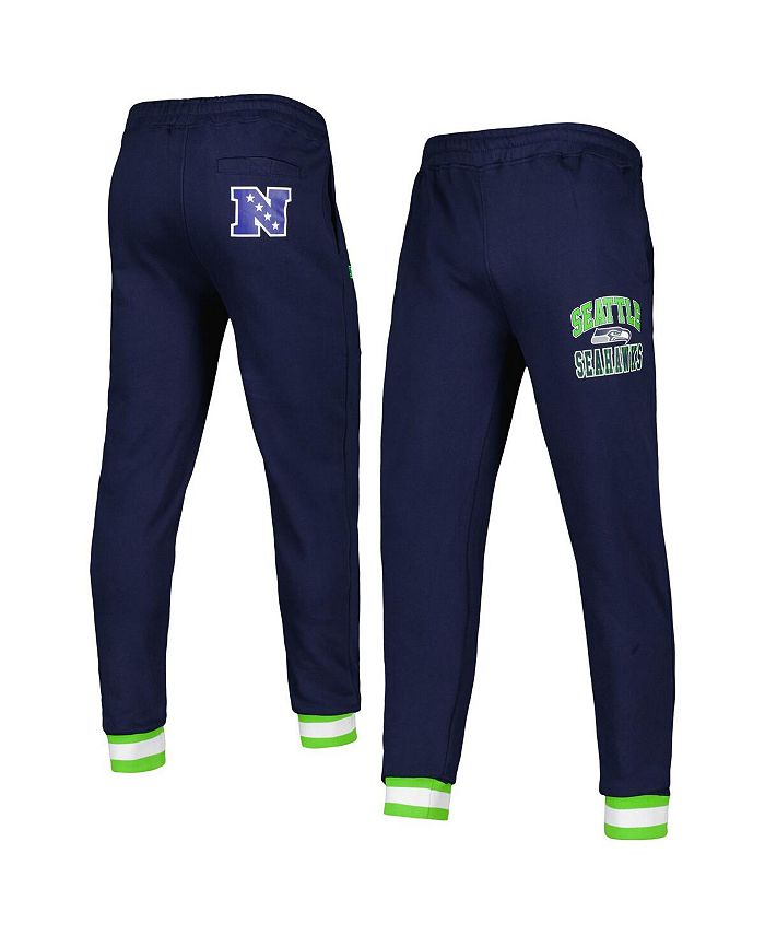Starter Men's College Navy Seattle Seahawks Blitz Fleece Jogger Pants ...