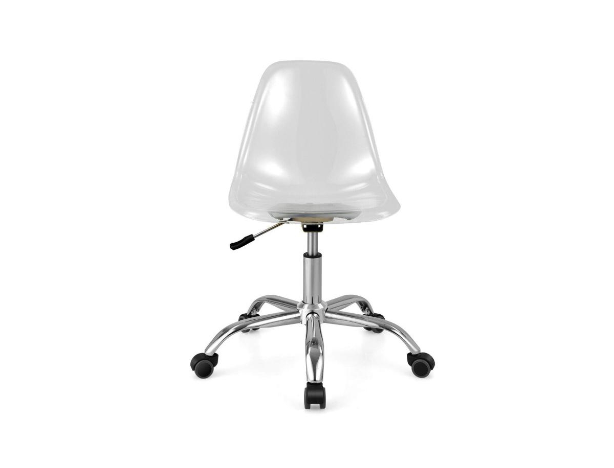 Click here for Swivel Acrylic Armless Adjustable Height Office Ch... prices