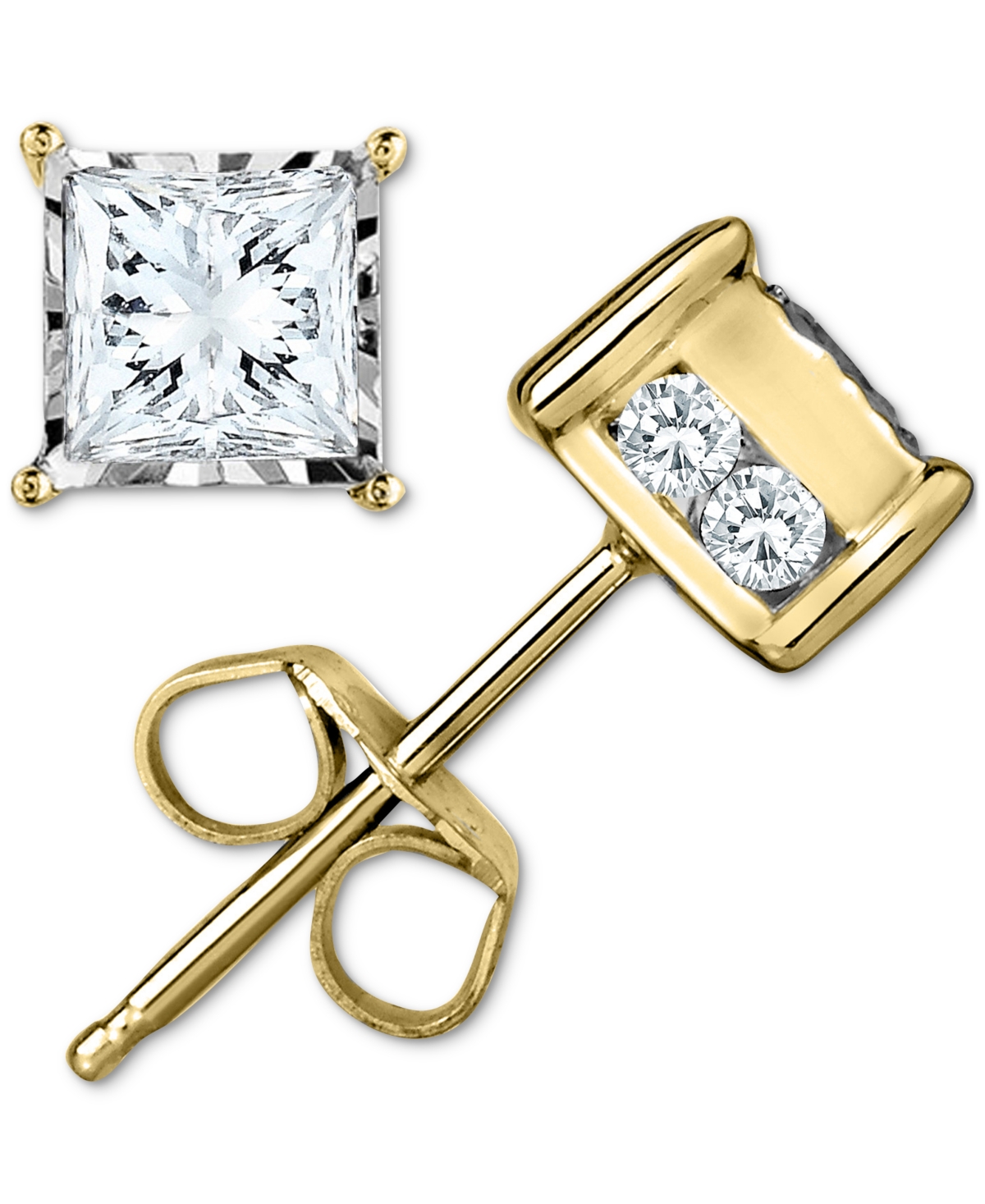 Click here for Trumiracle Diamond Stud Earrings (1/2 ct. t.w.) in... prices