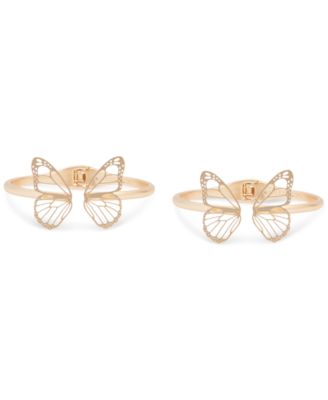 Lucky Brand Gold Tone 2 Pc. Set Open Butterfly Cuff Bracelets Macy s
